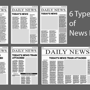 Ultimate Newspaper Bundle for Vampire: the Masquerade and Other Ttrpgs ...