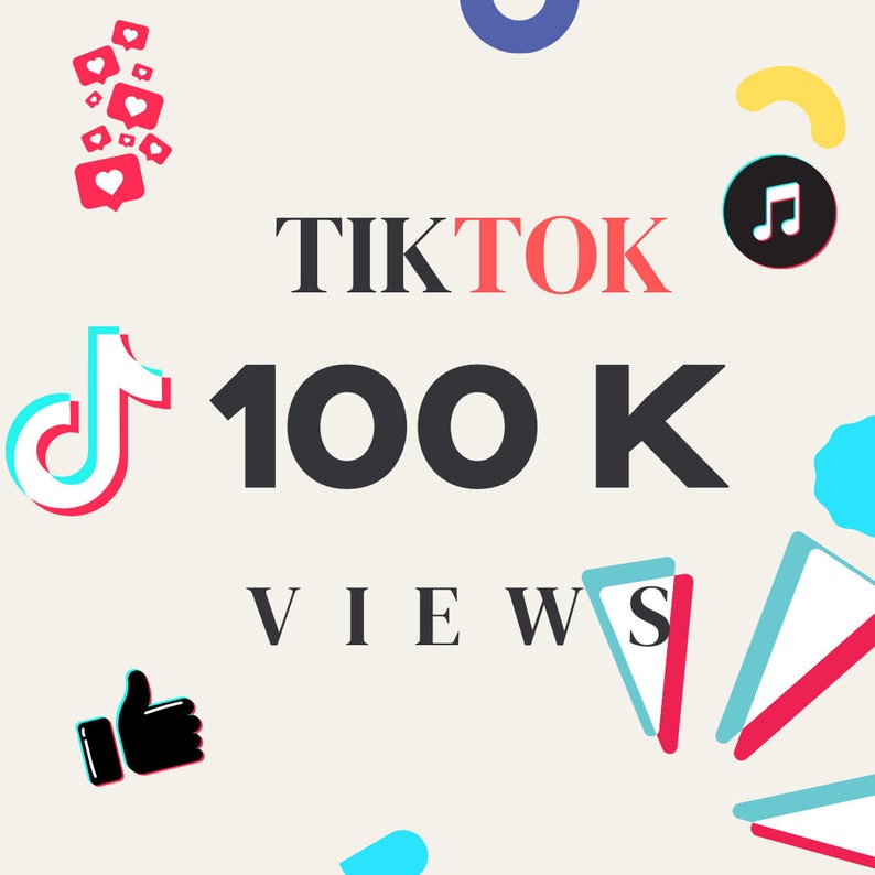 Buy 100K Tiktok Views, 100000 Tiktok Views Viral Fast Growth - Etsy