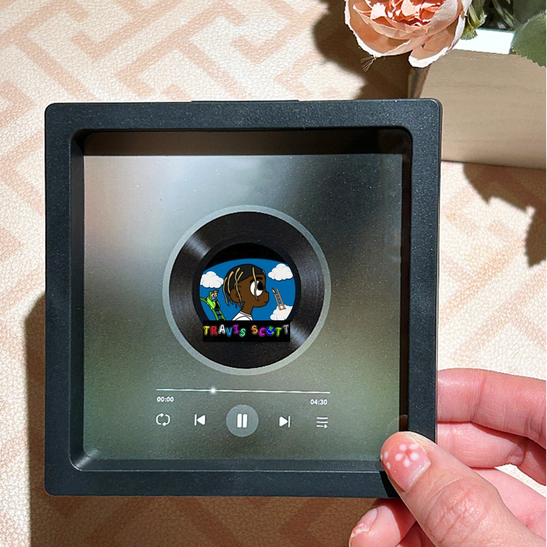 Custom 11x11 Singing Magnetic Photo Fridge Magnets, Travis Scott Music ...