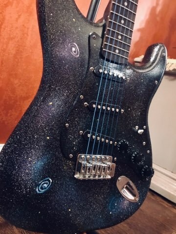 MADE TO ORDER - Custom Refinished Tele/strat Body/neck, in Unique Style ...