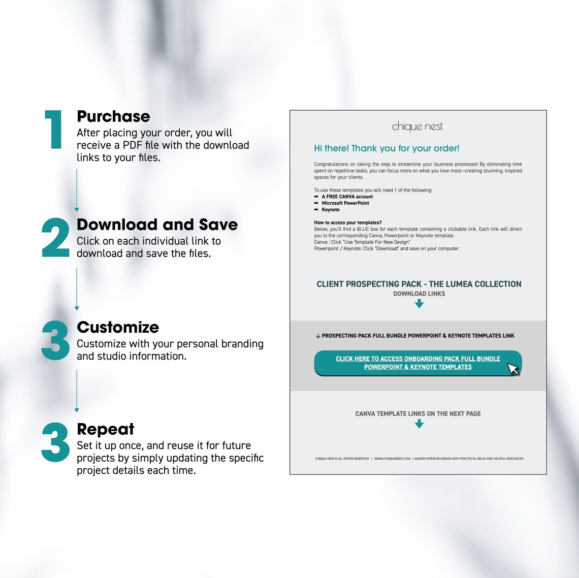 Interior Design CLIENT PROSPECTING Pack BUNDLE | Canva | Powerpoint ...