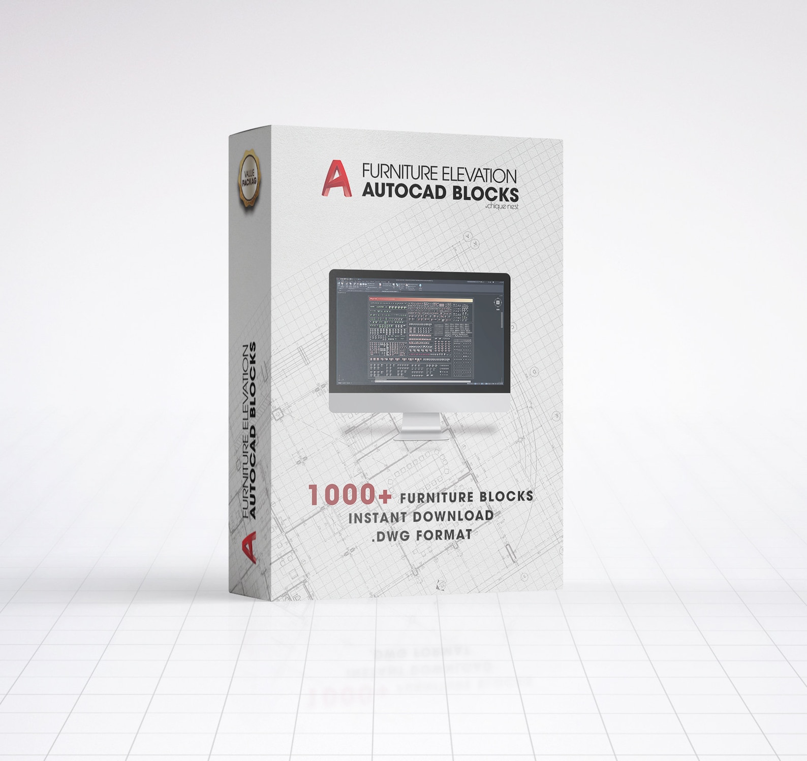 Autocad Furniture Elevation Blocks Library | CAD Blocks | 2D Drawings ...