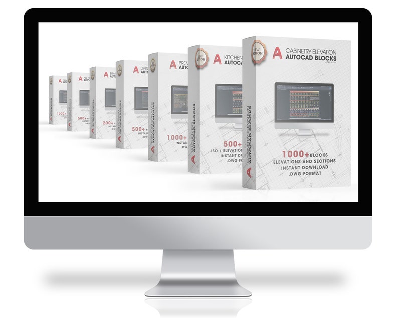 Ultimate Autocad Blocks BUNDLE | CAD Blocks | 2D Drawings | Kitchen ...