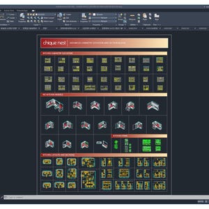 Premium Kitchen ISO Models / | CAD Blocks | 2D Drawings | Kitchen ...