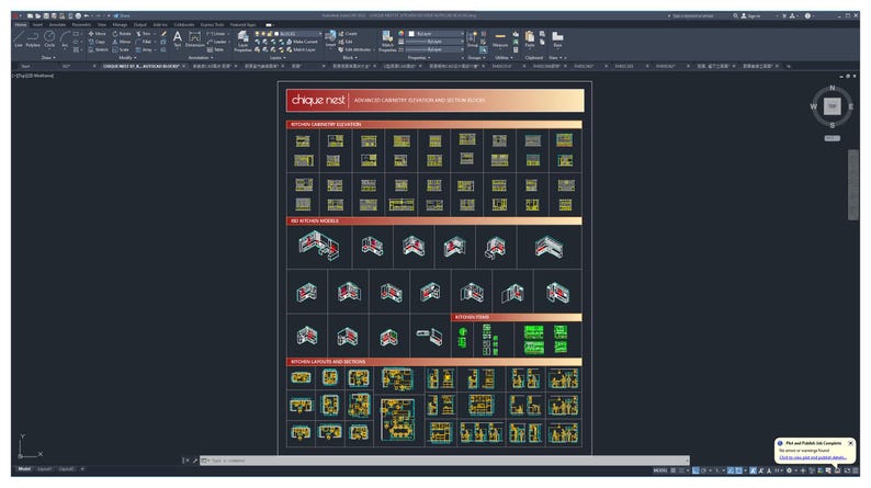 Premium Kitchen ISO Models / | CAD Blocks | 2D Drawings | Kitchen ...