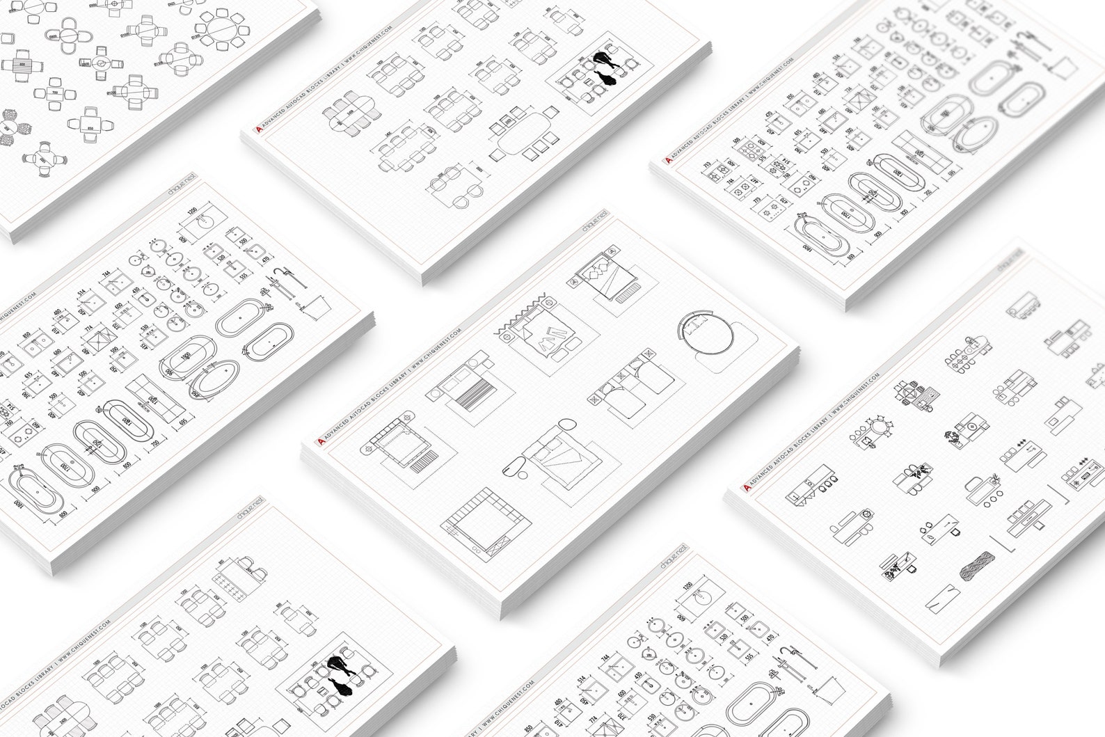 All Purpose Furniture Blocks | CAD Blocks | 2D Drawings | Living Room ...