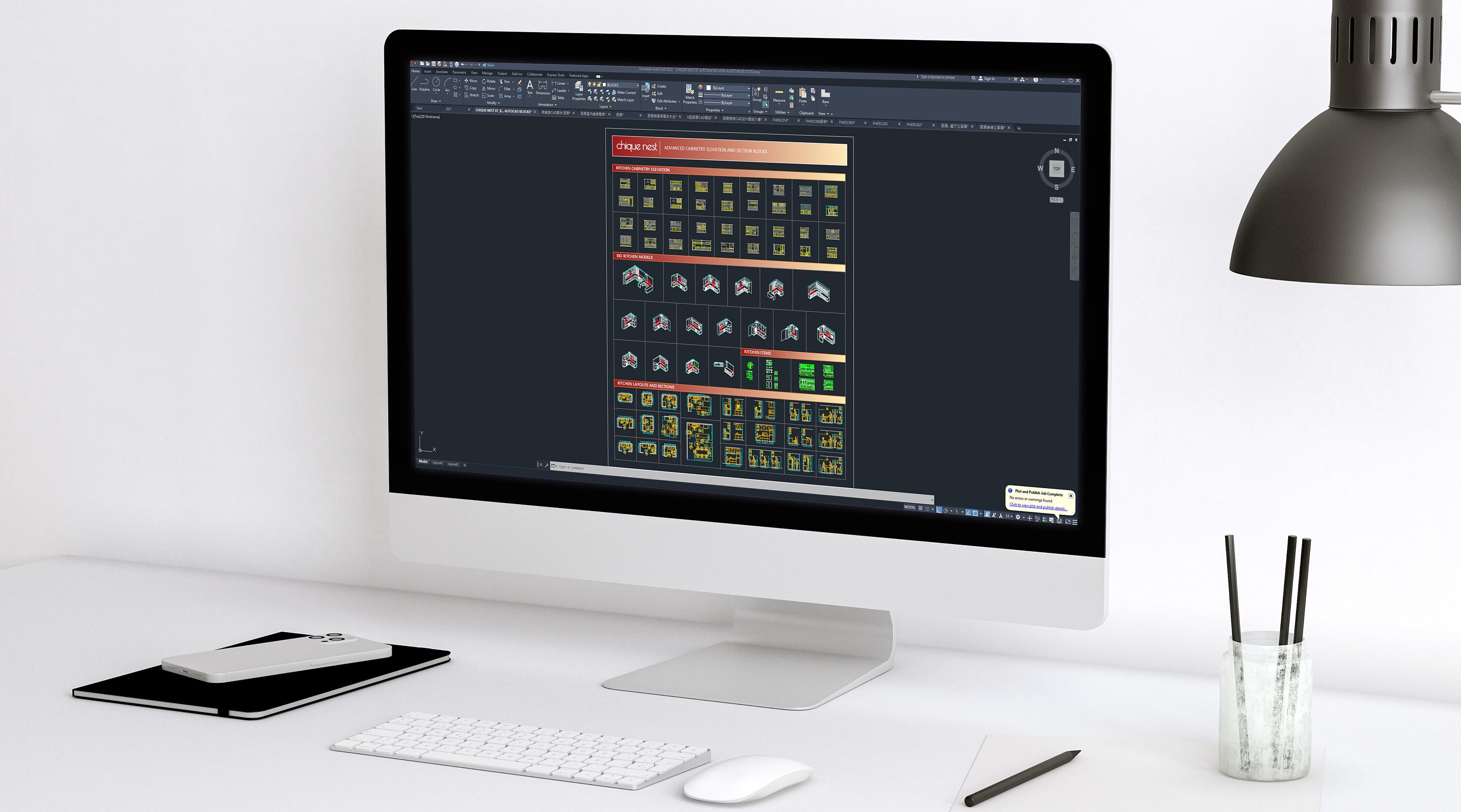Premium Kitchen ISO Models / | CAD Blocks | 2D Drawings | Kitchen ...