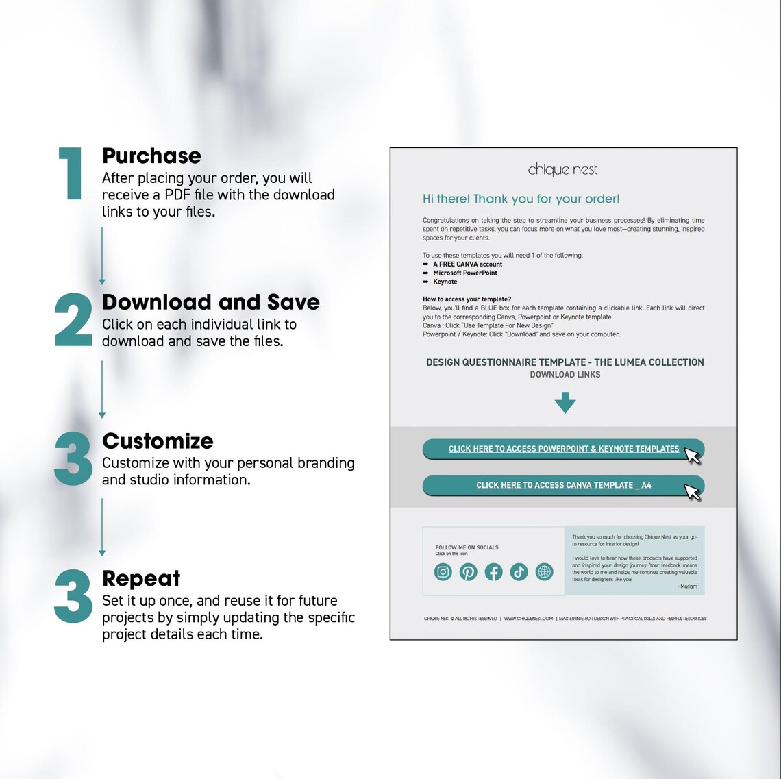 Interior Design PROJECT QUESTIONNAIRE Template | Canva | Powerpoint ...
