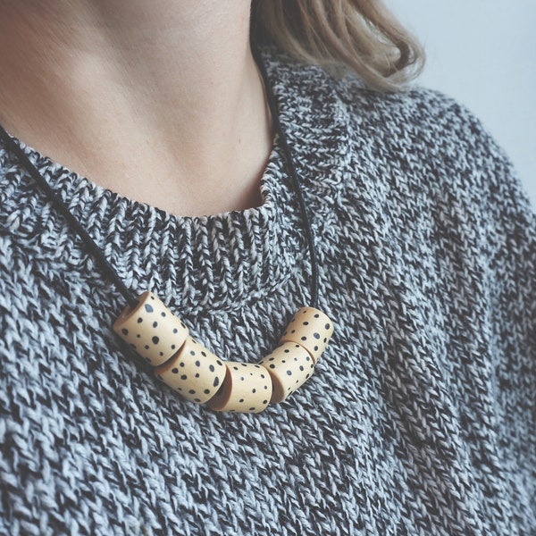 Polka Dot Necklace - Etsy