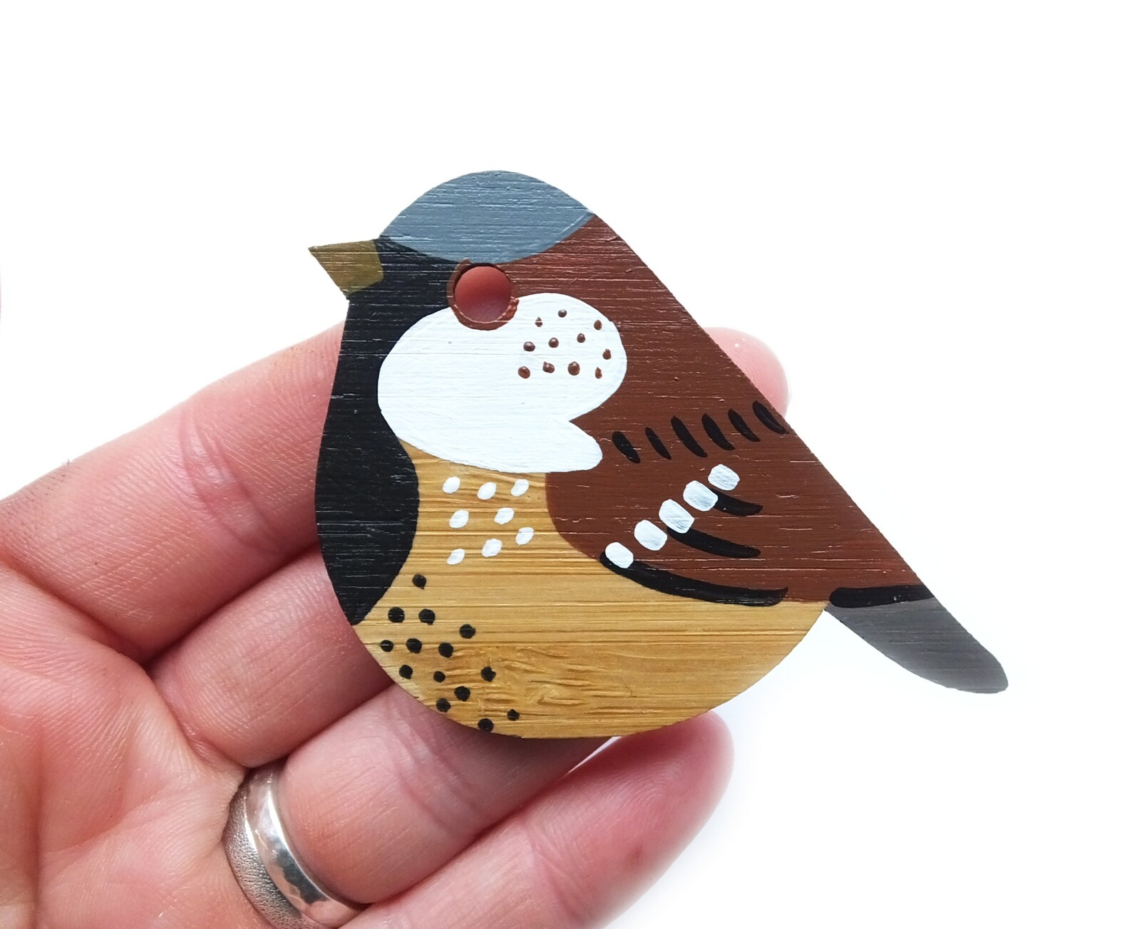 House Sparrow Bird Brooch Sparrow Gifts Bird Gifts British | Etsy