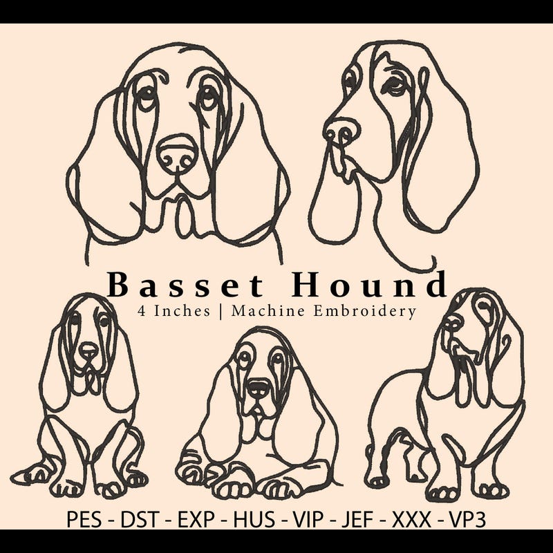 Basset Hound Art - Etsy