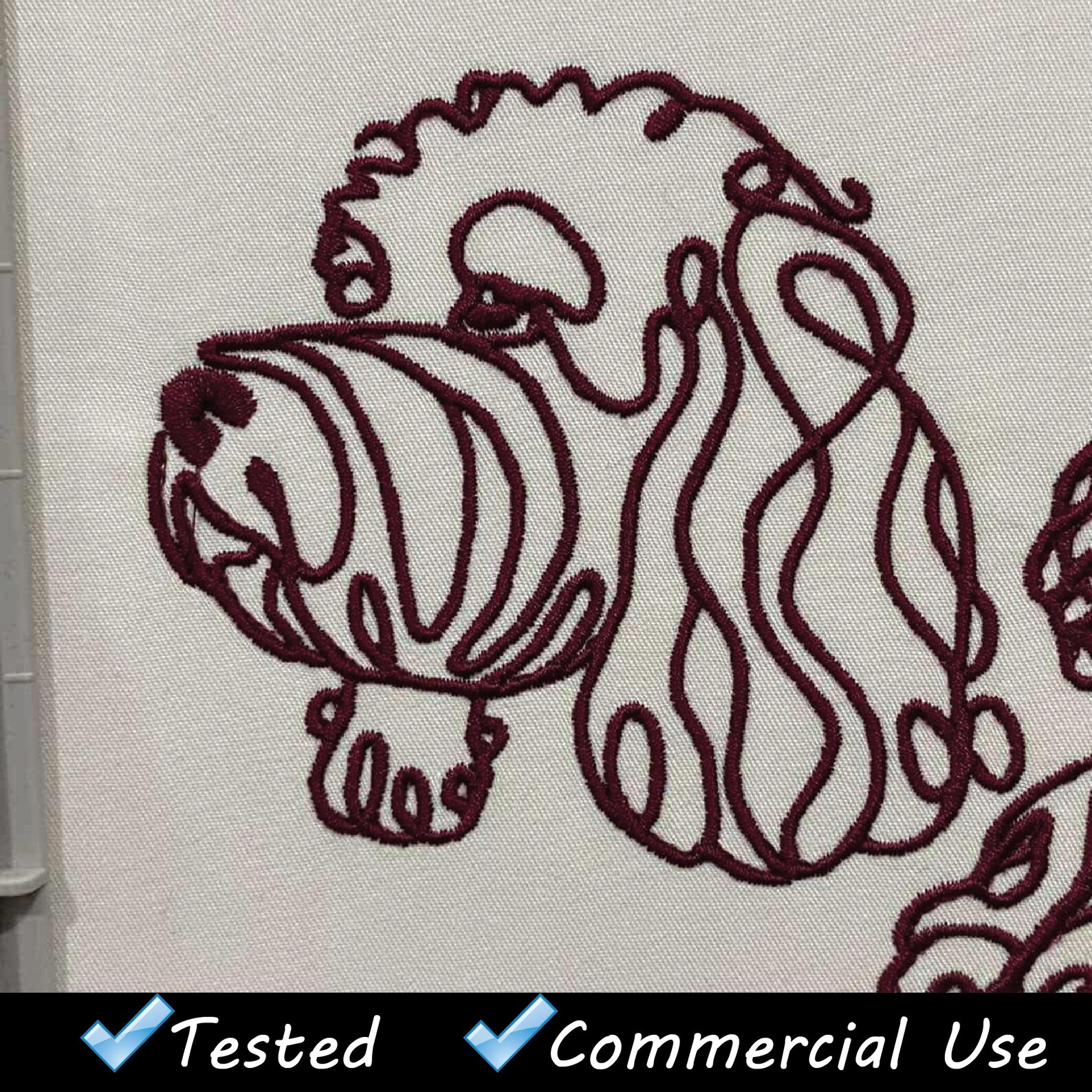 5 Embroidery Design Minimalist Cockapoo Line Art,dog Breed,pet ...