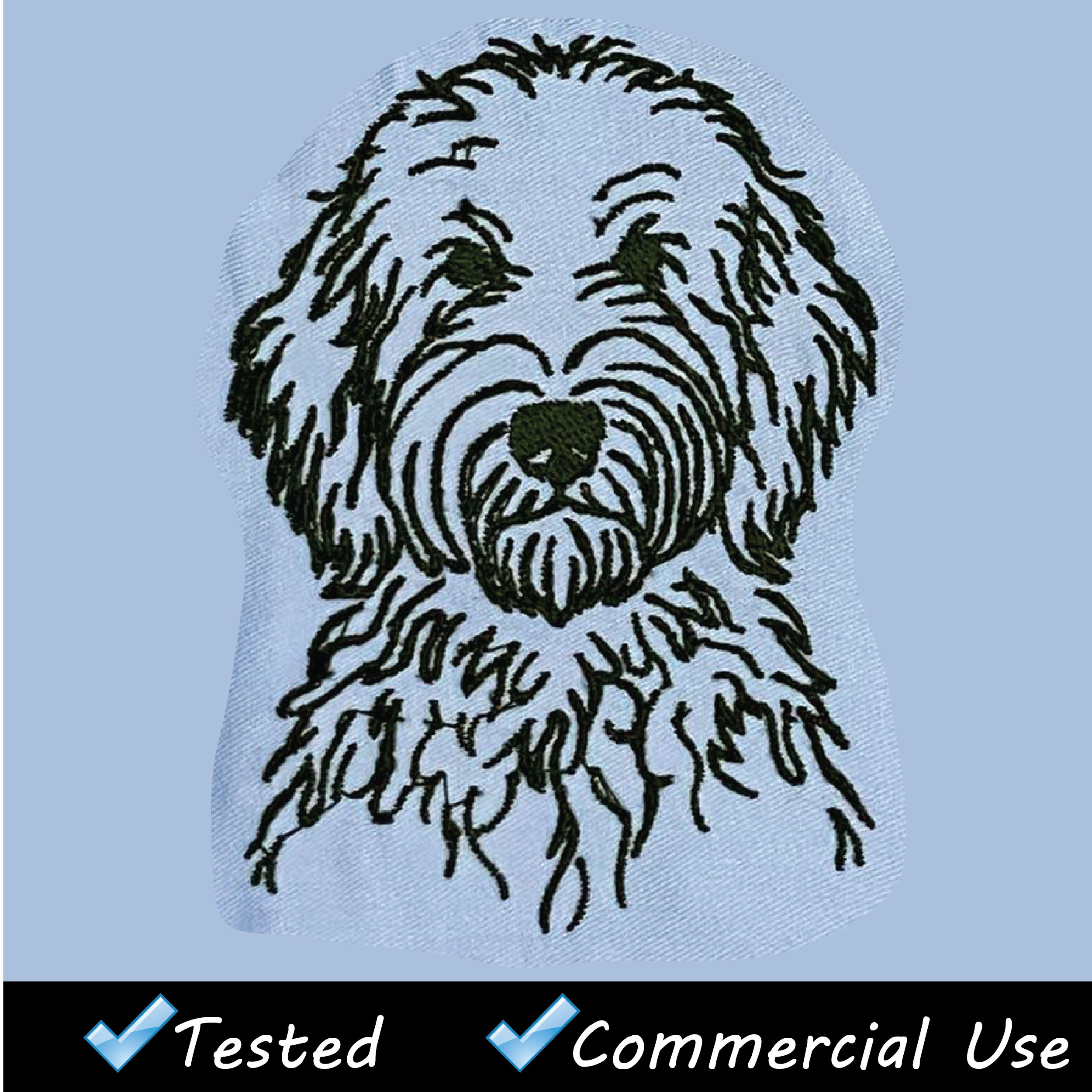 6x6 Inches | 5 Embroidery Design Minimalist Goldendoodle Line Art,dog ...