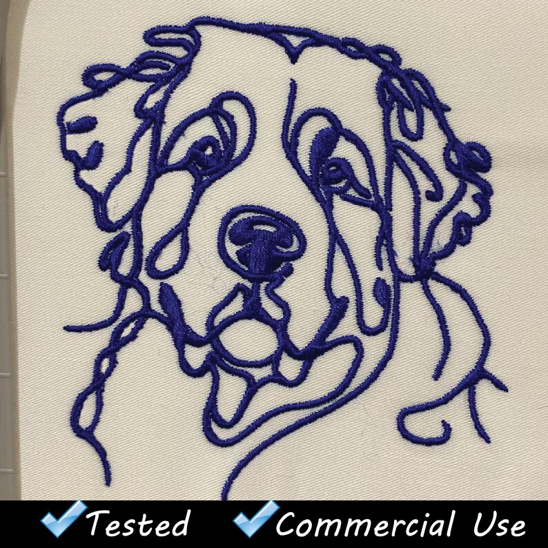 5 Embroidery Design Minimalist St.bernard Line Art,dog Breed,pet ...