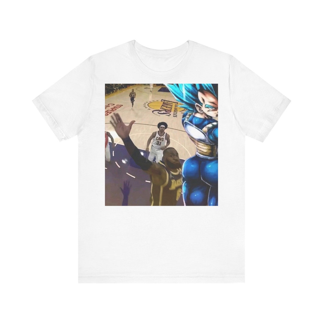 Lebron James Slaps Vegeta T-shirt - Etsy