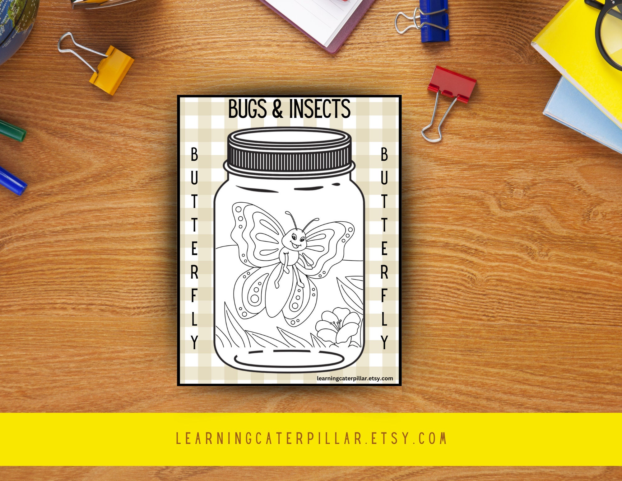 Bugs Education Bugs and Insects Coloring Book for Kids Homeschool ...