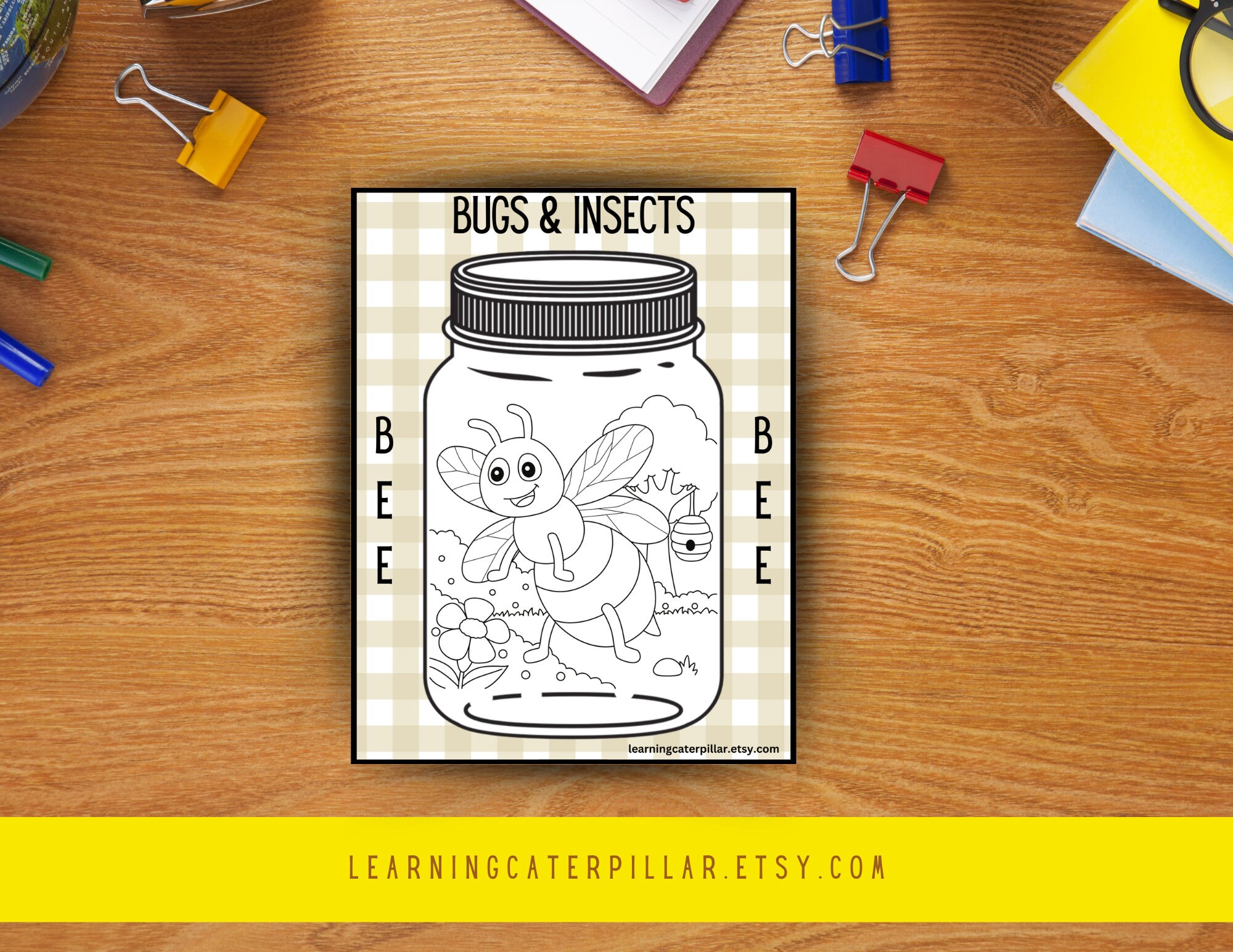 Bugs Education Bugs and Insects Coloring Book for Kids Homeschool ...
