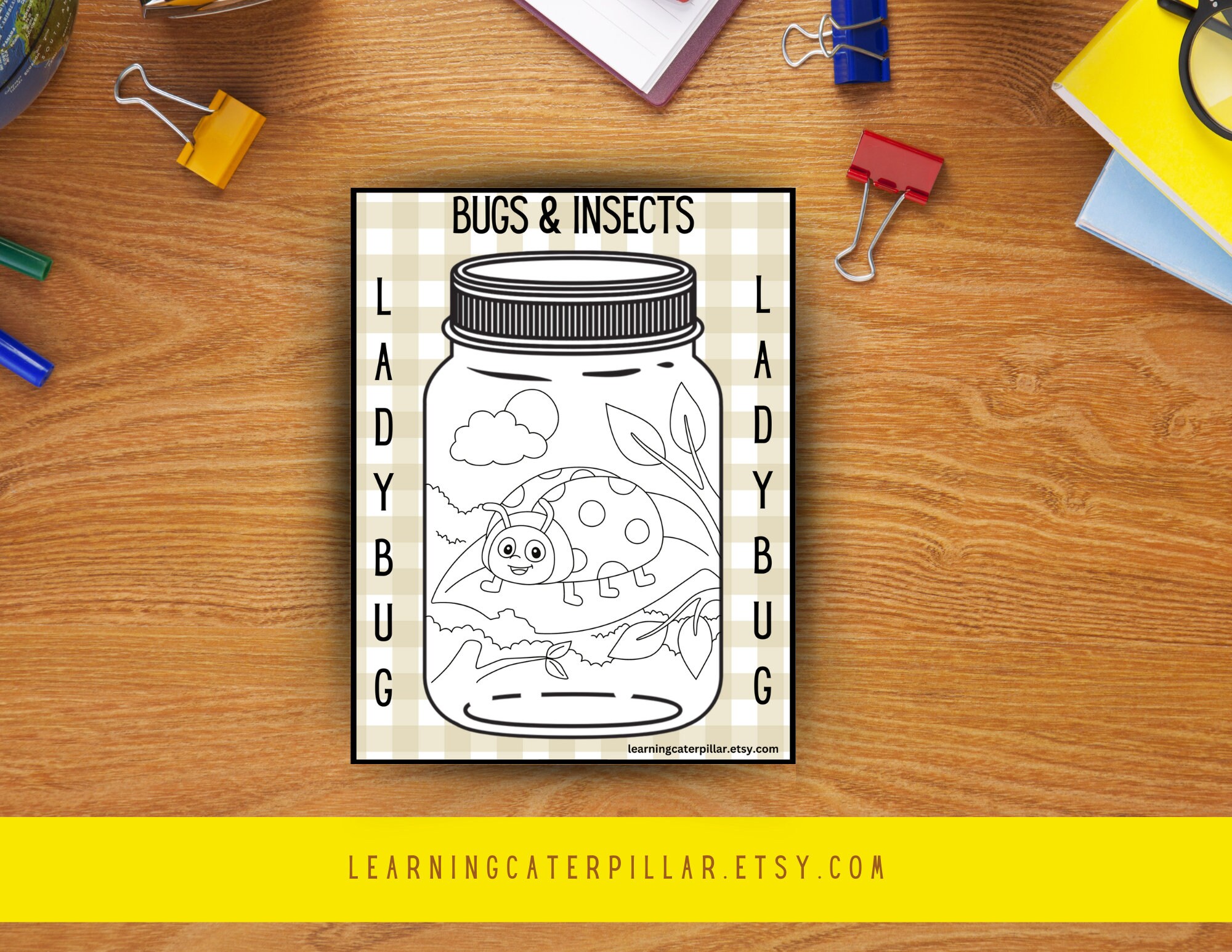 Bugs Education Bugs and Insects Coloring Book for Kids Homeschool ...