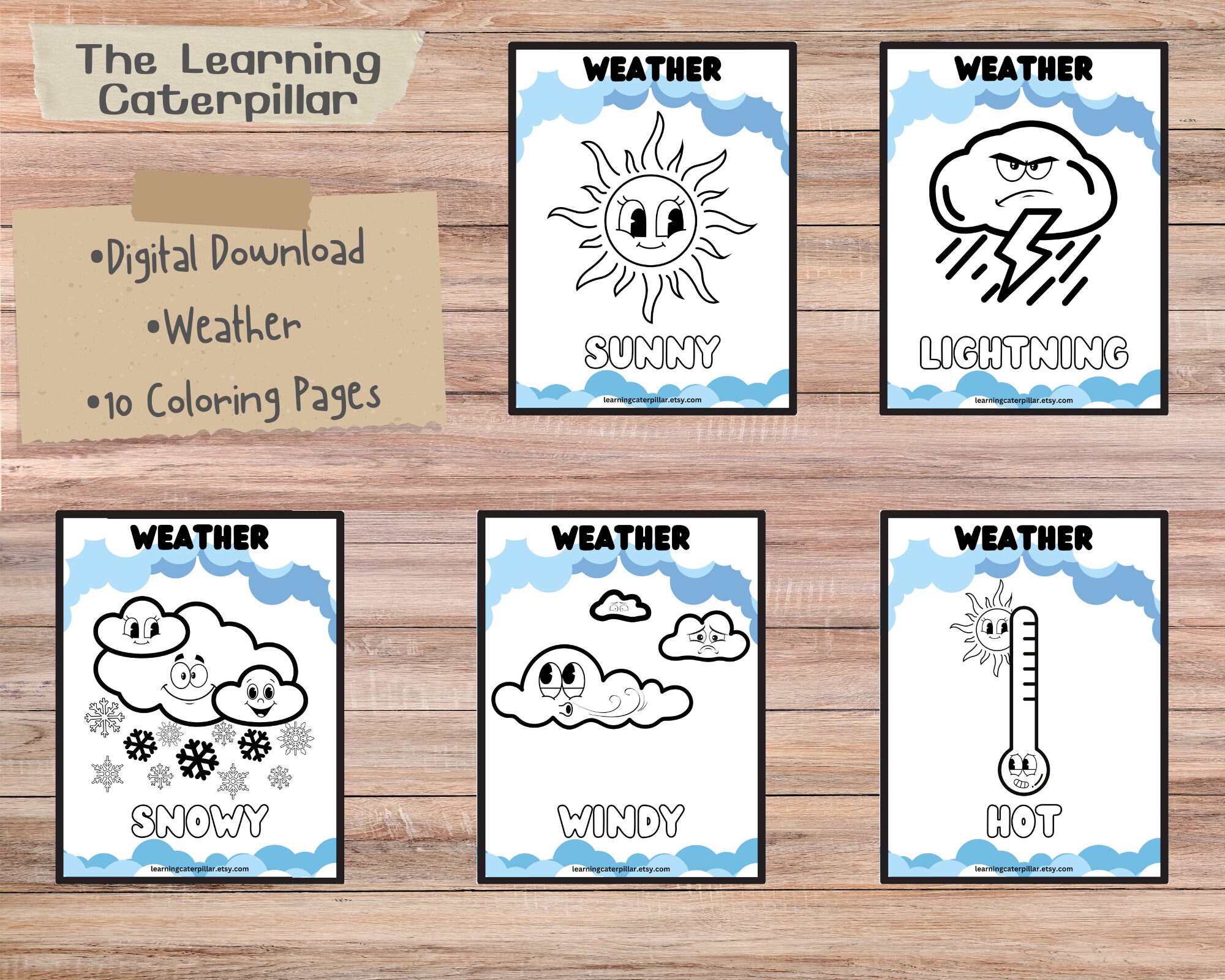 Weather Coloring Pages Preschool Coloring Pages Preschool Activity ...