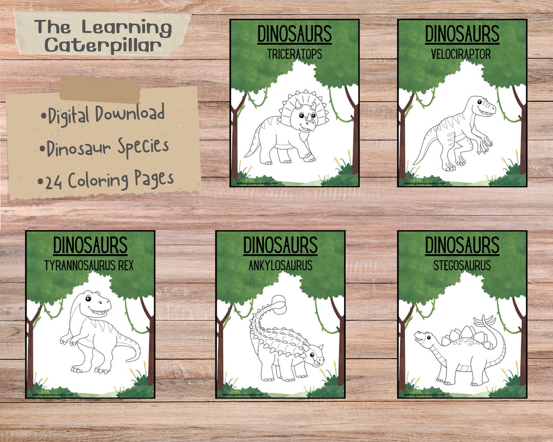 Dinosaurs for Kids Dinosaur Education Fun Coloring Pages for Kids ...