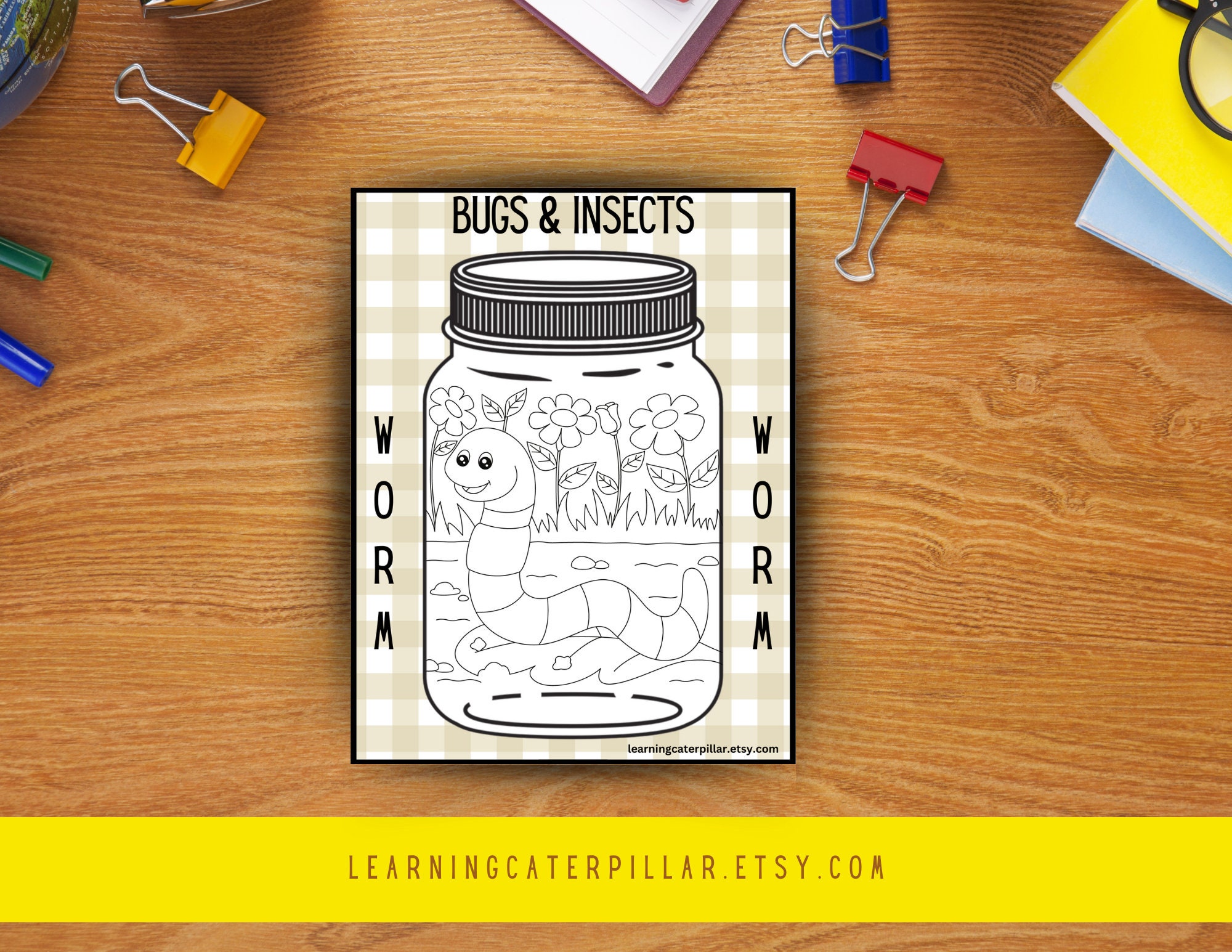 Bugs Education Bugs and Insects Coloring Book for Kids Homeschool ...