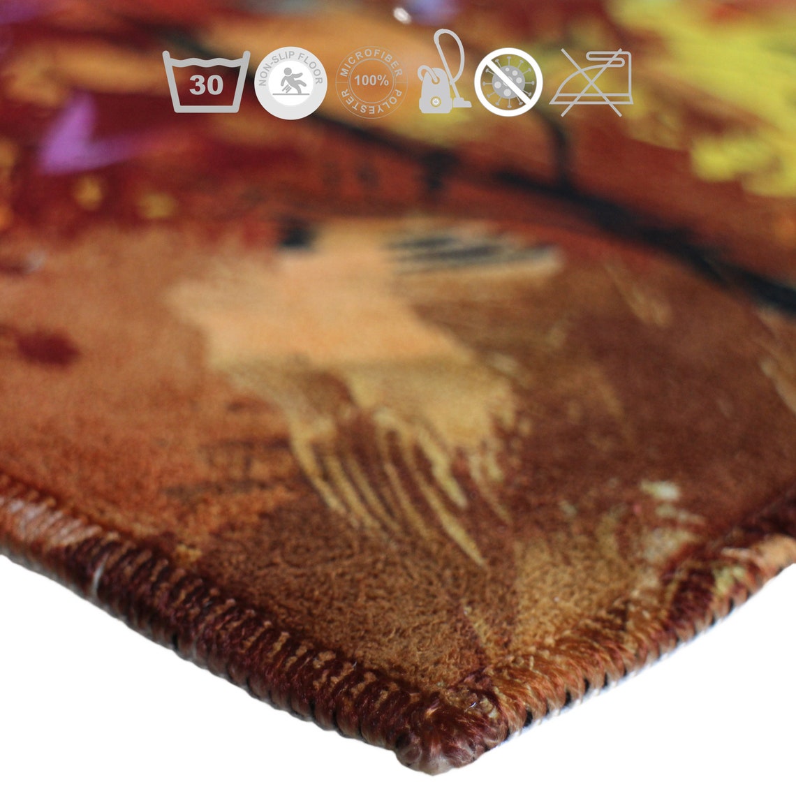 Keith Colorful Rug,keith Haring Design,hare Design,home Decor Rug ...