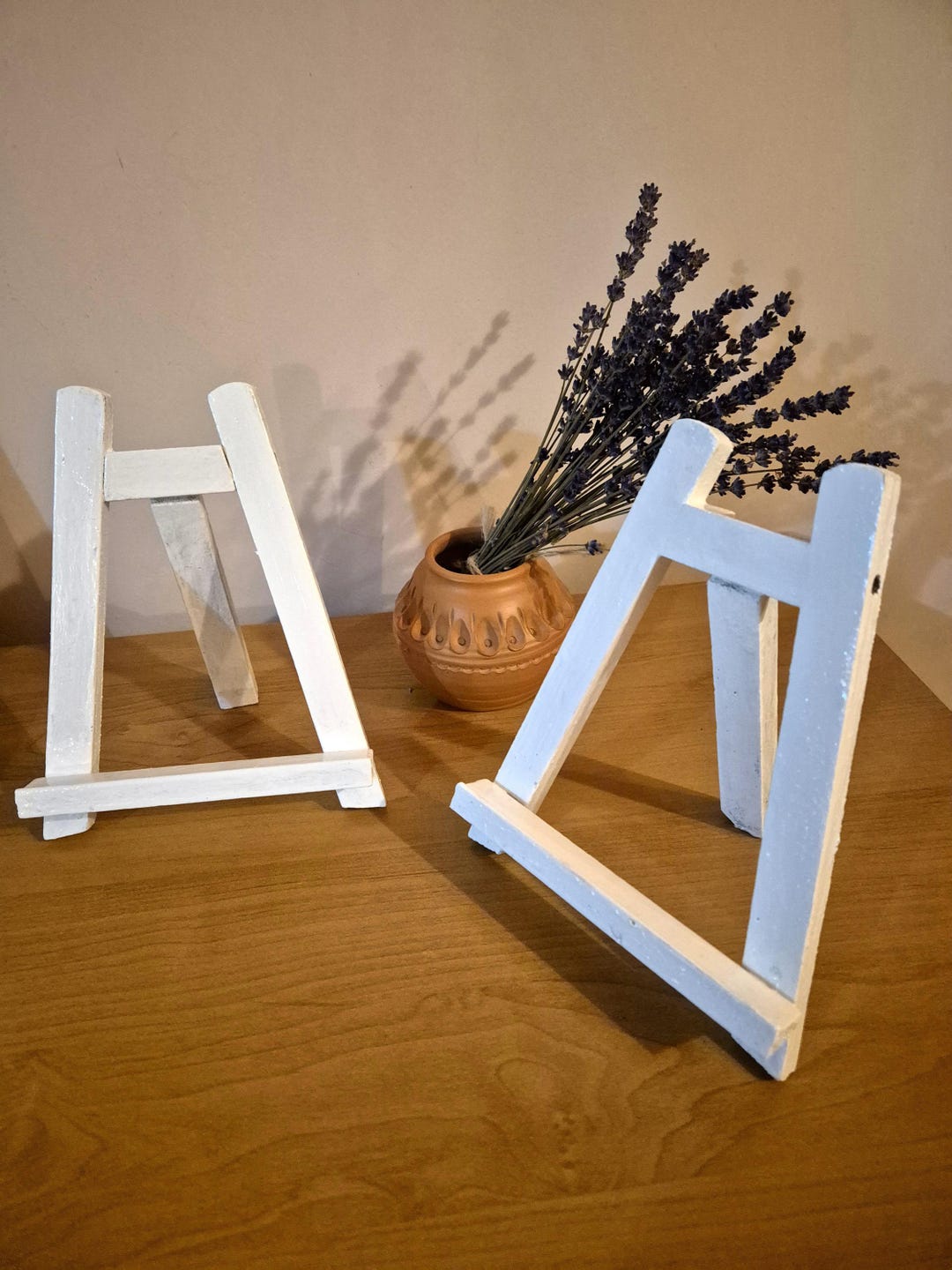Set of 2 Wooden Easels Stands| Rustic Wooden Easels | Wooden Displays ...