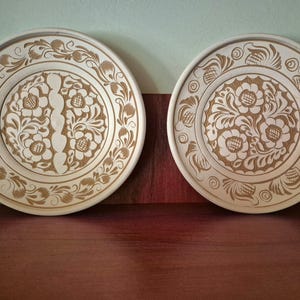 Handmade Korond Ceramic Plate | Traditional Romanian Pottery Decor - Etsy