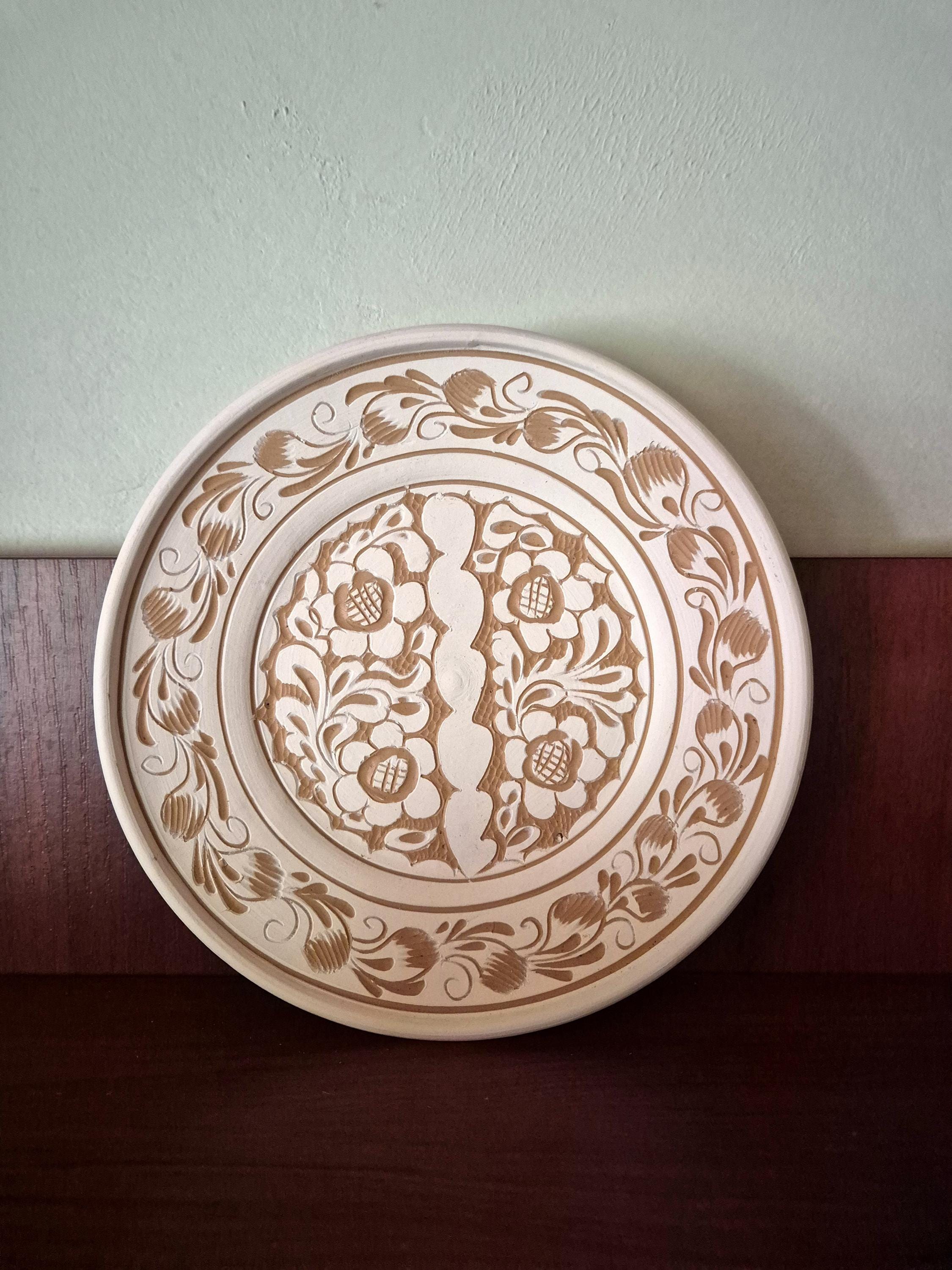 Handmade Korond Ceramic Plate | Traditional Romanian Pottery Decor - Etsy