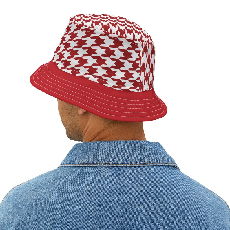 Kappa Inspired Bucket Hat: Red & White Fraternity Gift - Etsy