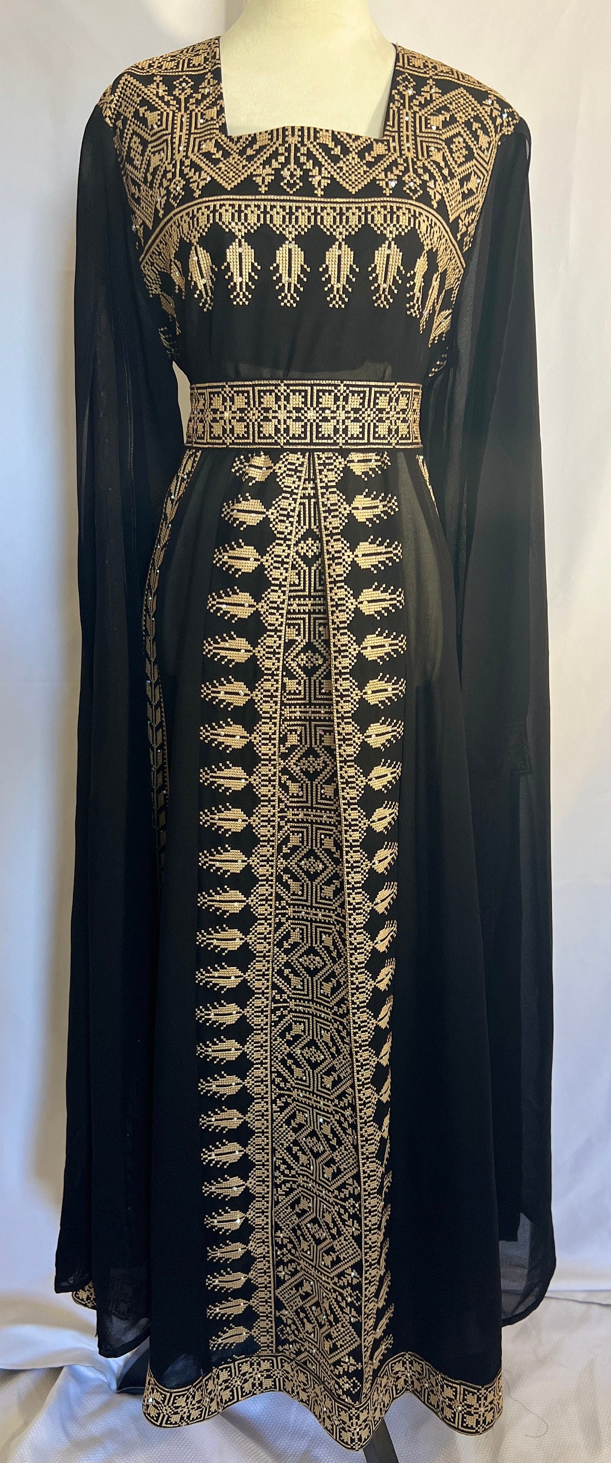 Embroidery Palestine Dress, Vintage Style, Heritage Palestinian ...