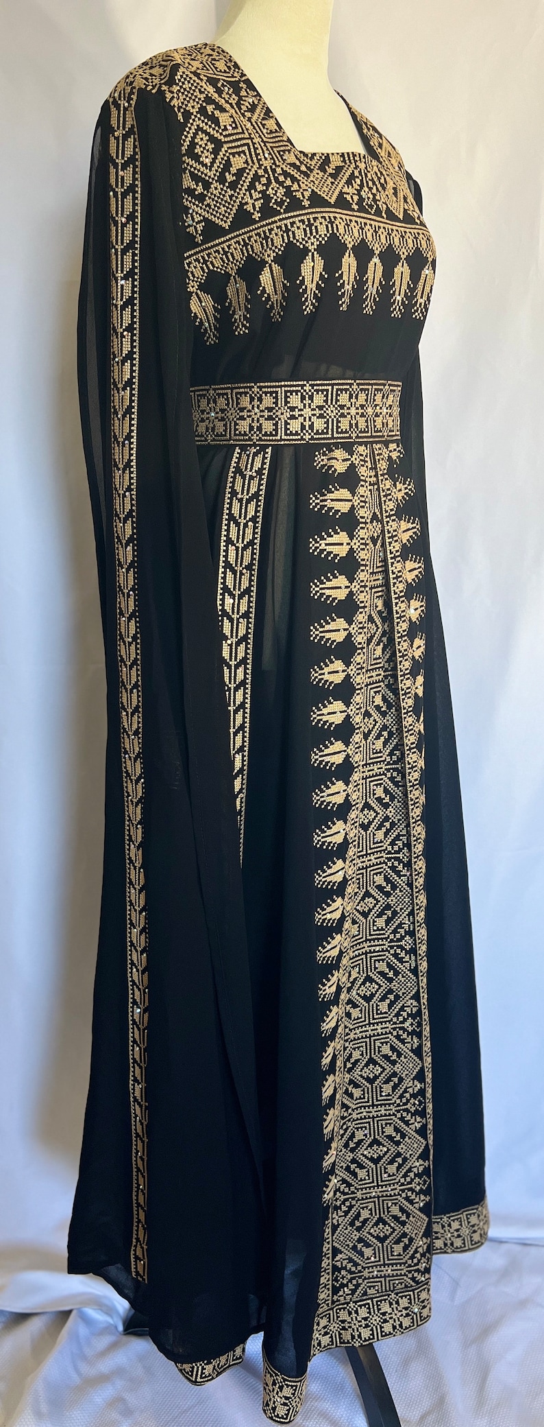 Embroidery Palestine Dress, Vintage Style, Heritage Palestinian ...