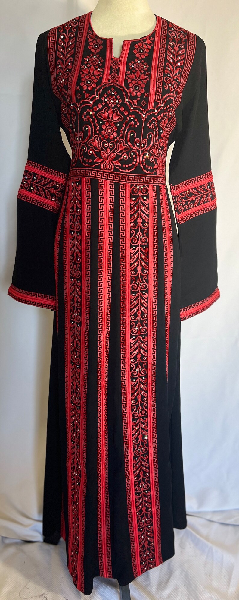 Embroidery Palestine Dress, Vintage Style, Heritage Palestinian ...