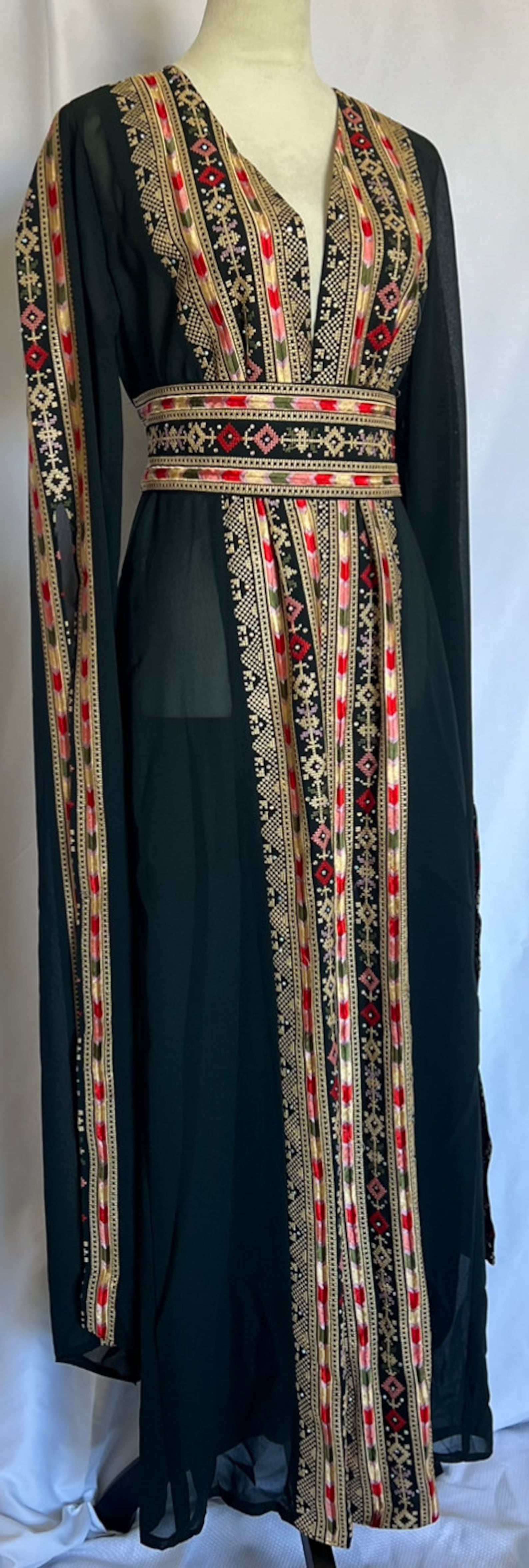 Embroidery Palestine Dress, Vintage Style, Heritage Palestinian ...