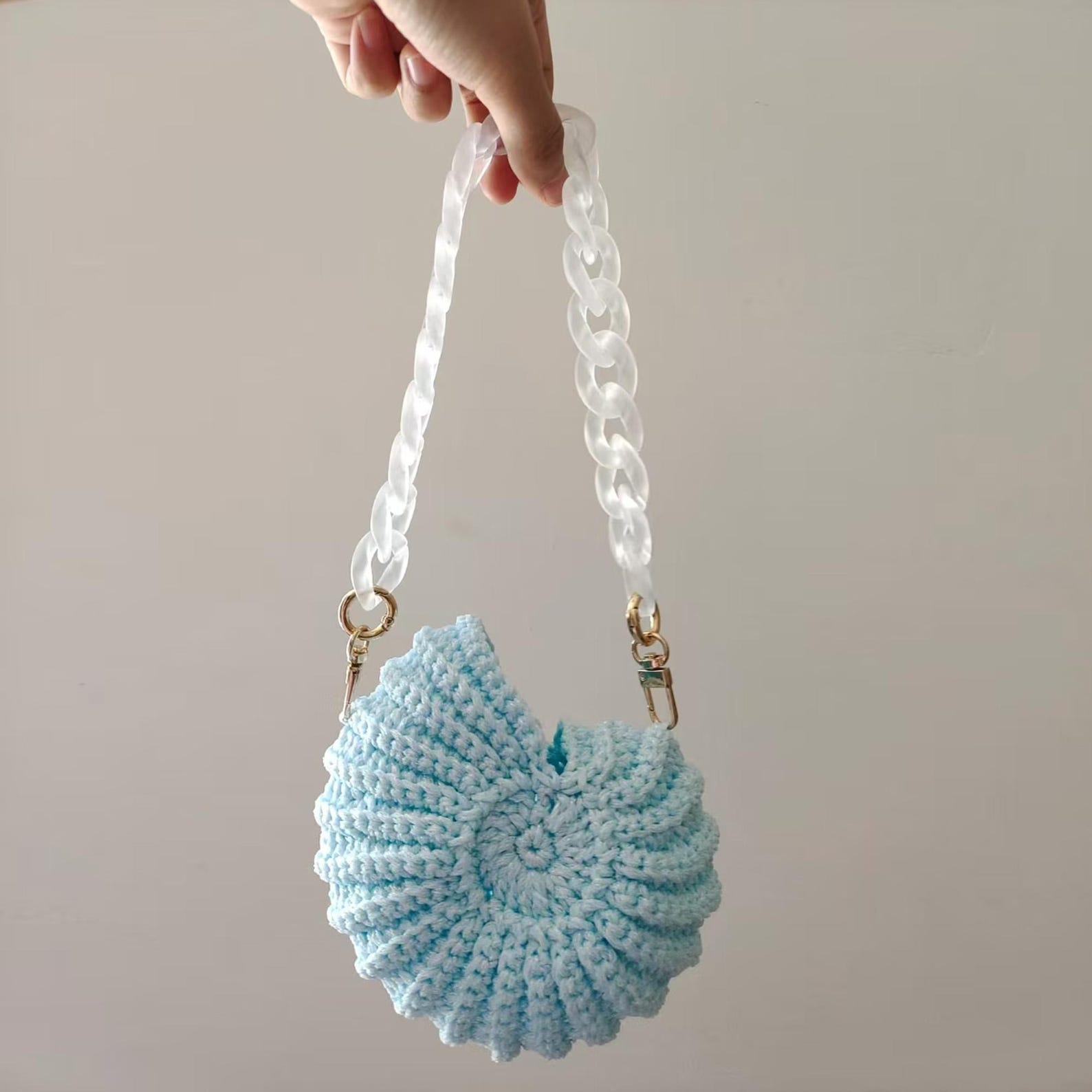 Crochet Seashell Bag Pattern Sea Conch Coins Purse Crochet Pattern ...