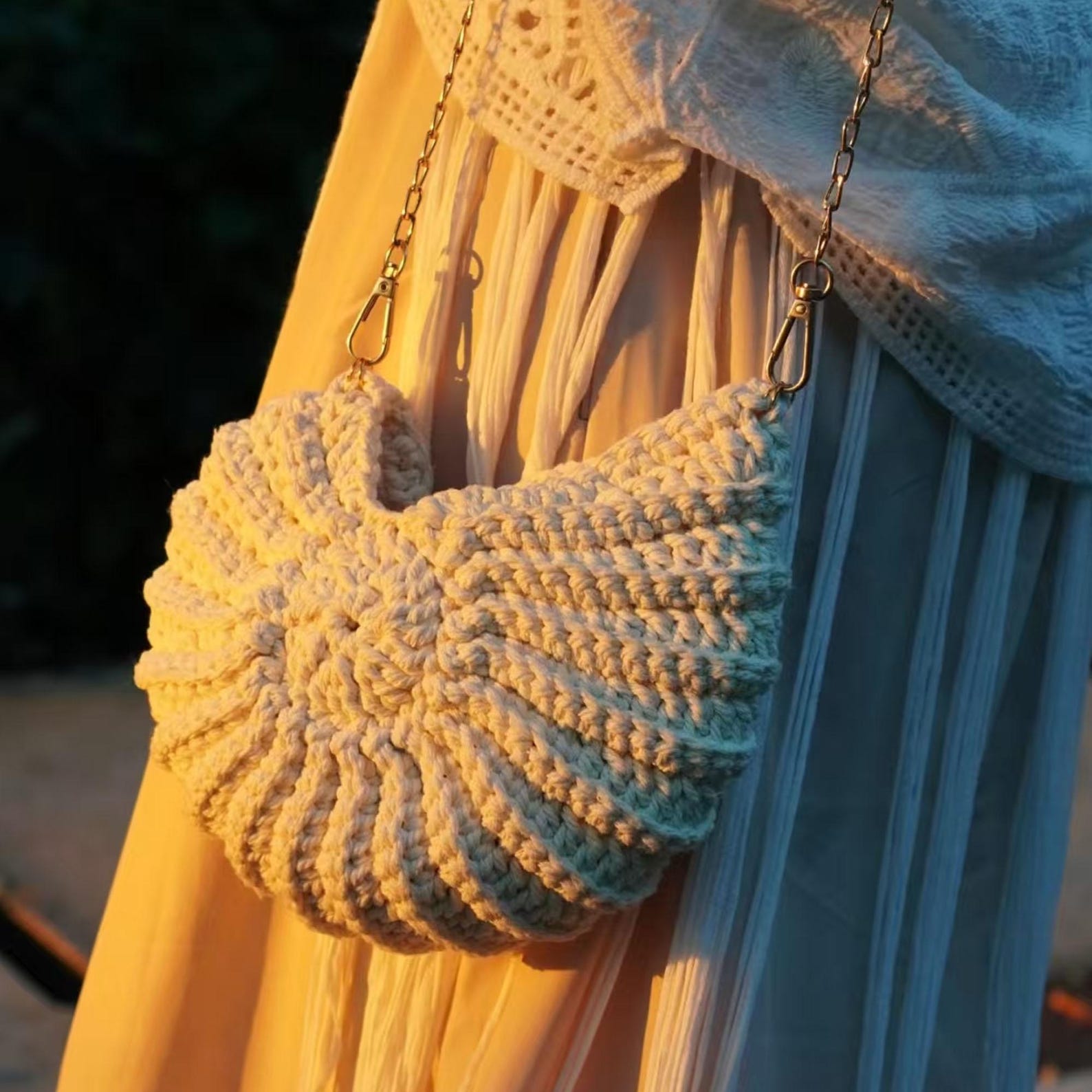 Crochet Seashell Bag Pattern Sea Conch Coins Purse Crochet Pattern ...