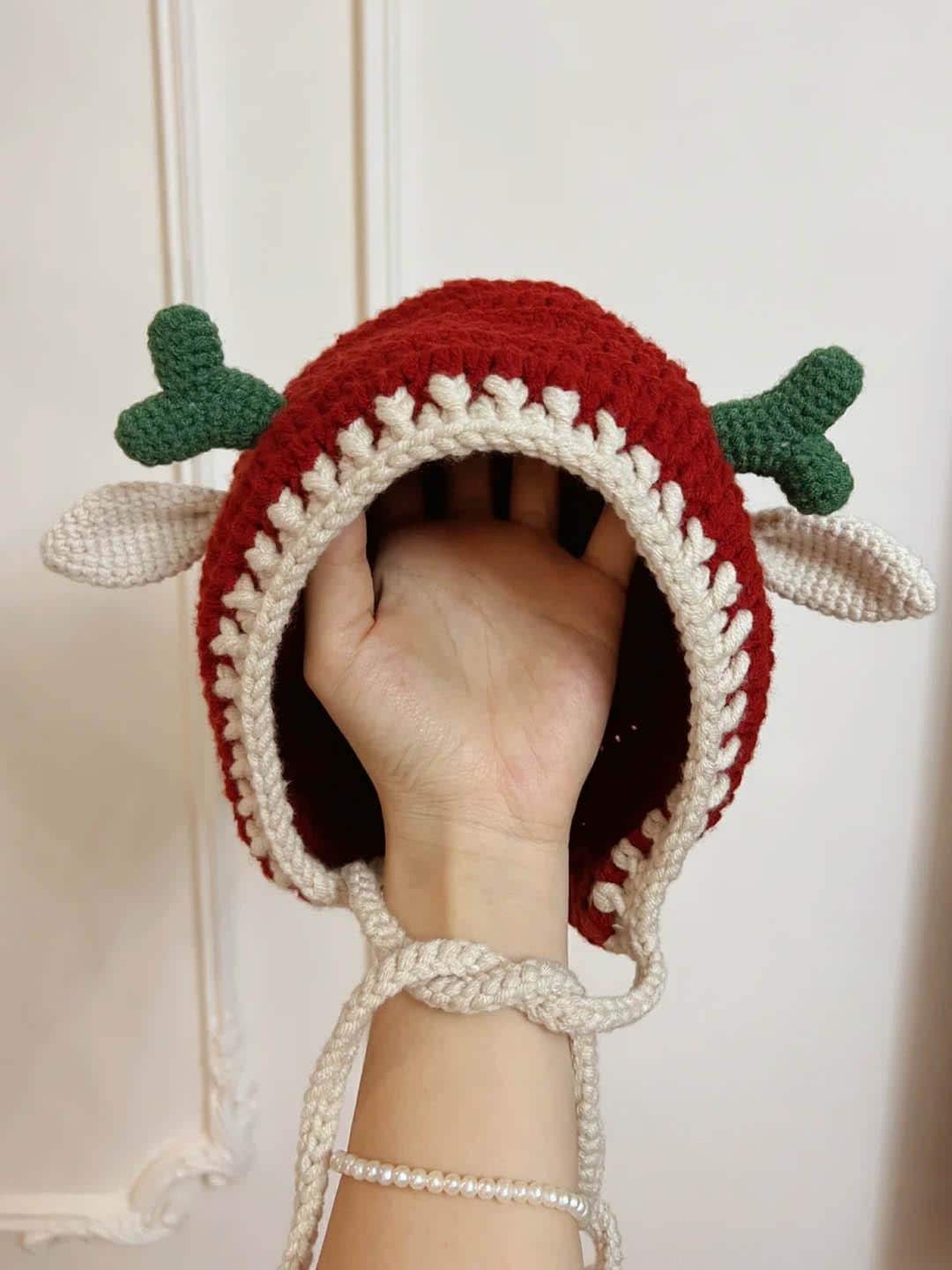 Crochet Reindeer Hat Pattern: Christmas Deer Cosplay Custom (PDF ...