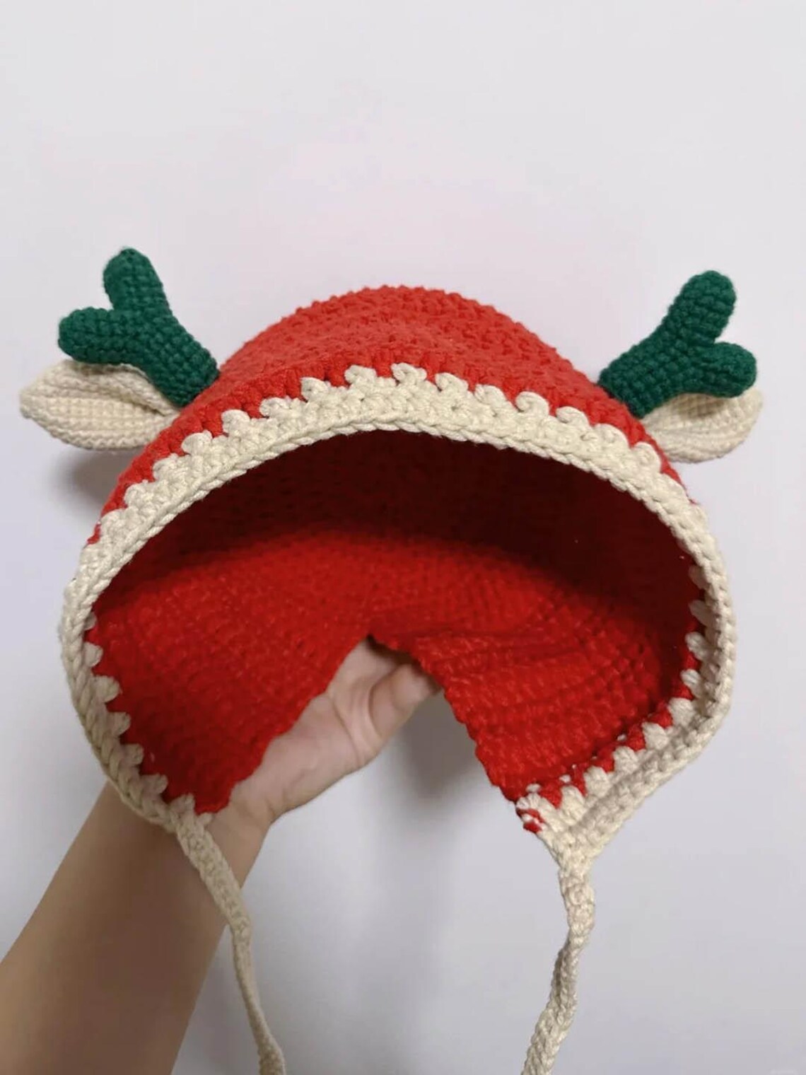 Crochet Reindeer Hat Pattern: Christmas Deer Cosplay Custom (PDF ...