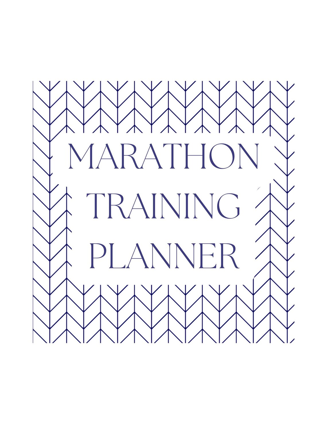 Printable Marathon Training Planner | Running Log & Schedule - Etsy
