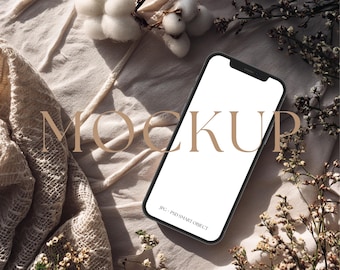 Smartphone Mockup, iPhone Screen Mockup, Device Mockup, 1080x1920 ...