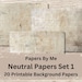 Neutral Background Printable Decoupage Papers Junk Journal Digital ...