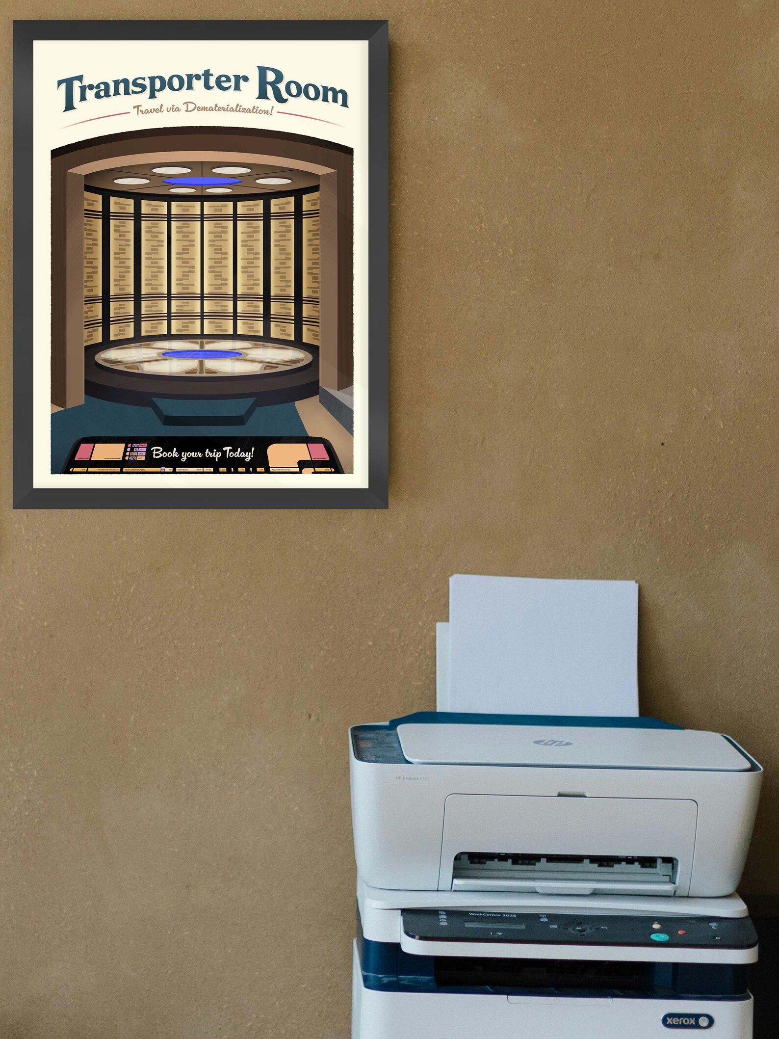 Star Trek - Transporter Travel Advertisement Poster Original Artwork - Etsy
