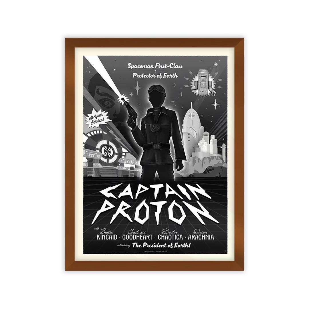 Star Trek Captain Proton Advertisement Poster Original Artwork - Etsy