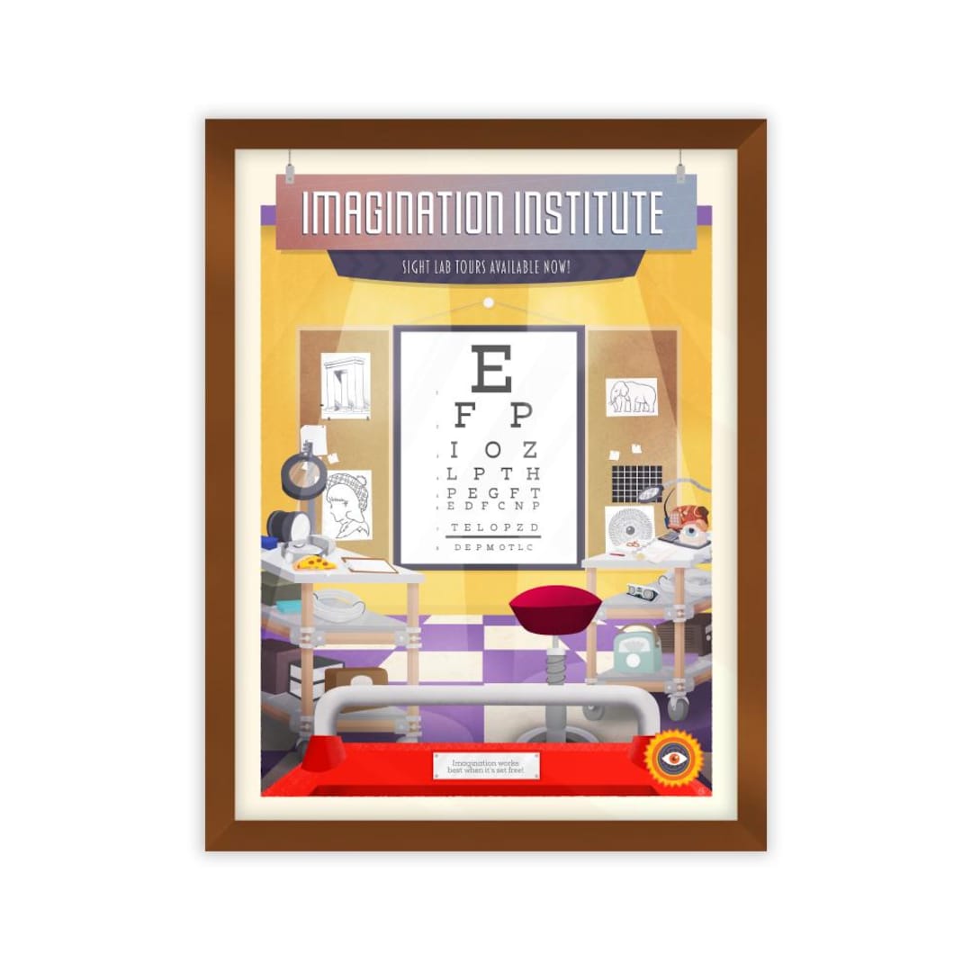 Disney Imagination Institute (figment) Travel Ad Poster Original ...