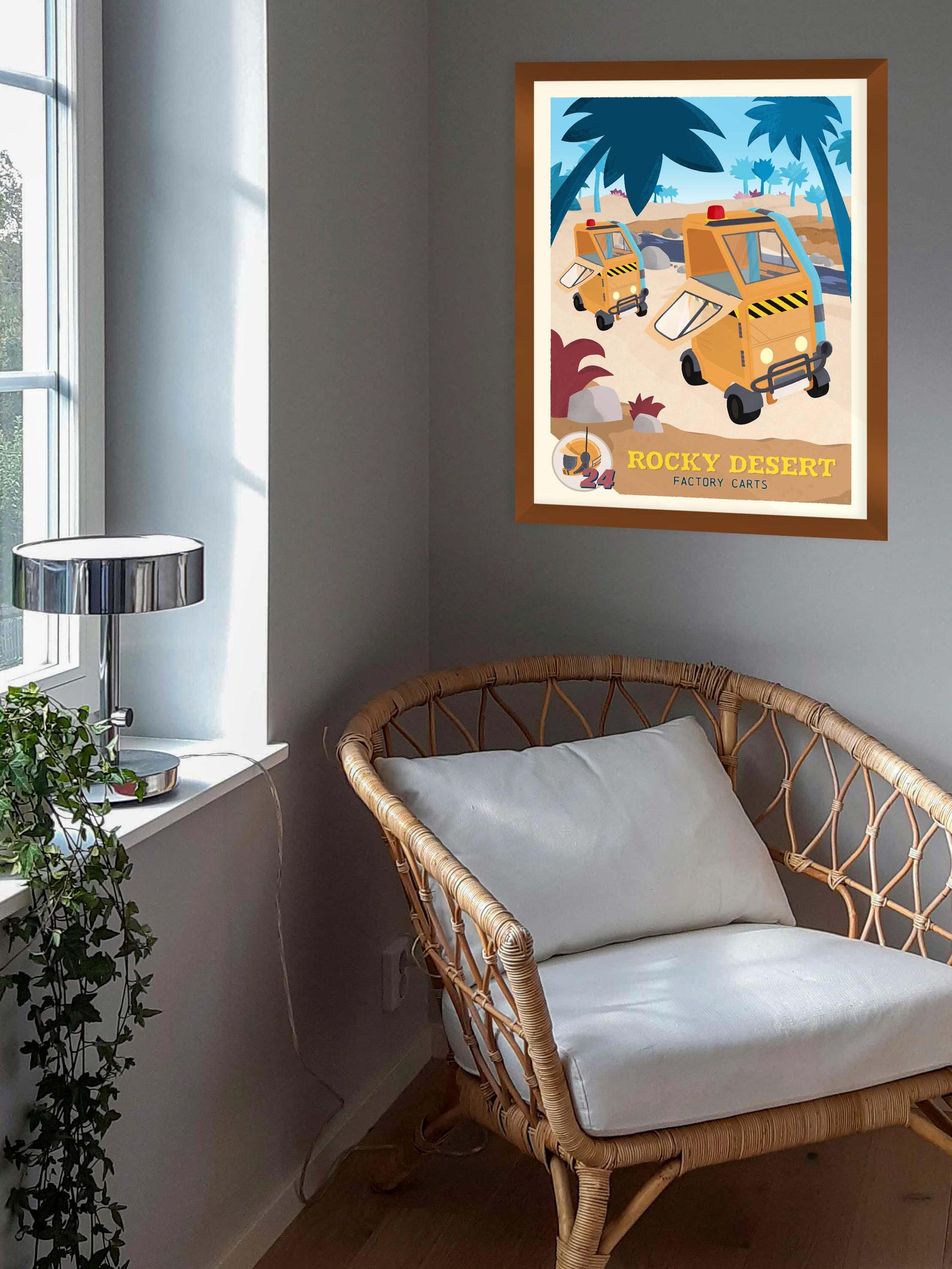 Satisfactory Game Travel Advertisement Poster Original Artwork - Etsy