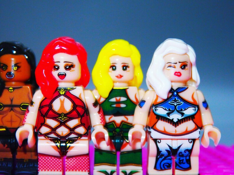 Bikini Hot Girls, Action Figures, Minifigs, Ornament, Collection, Super Cute - Etsy