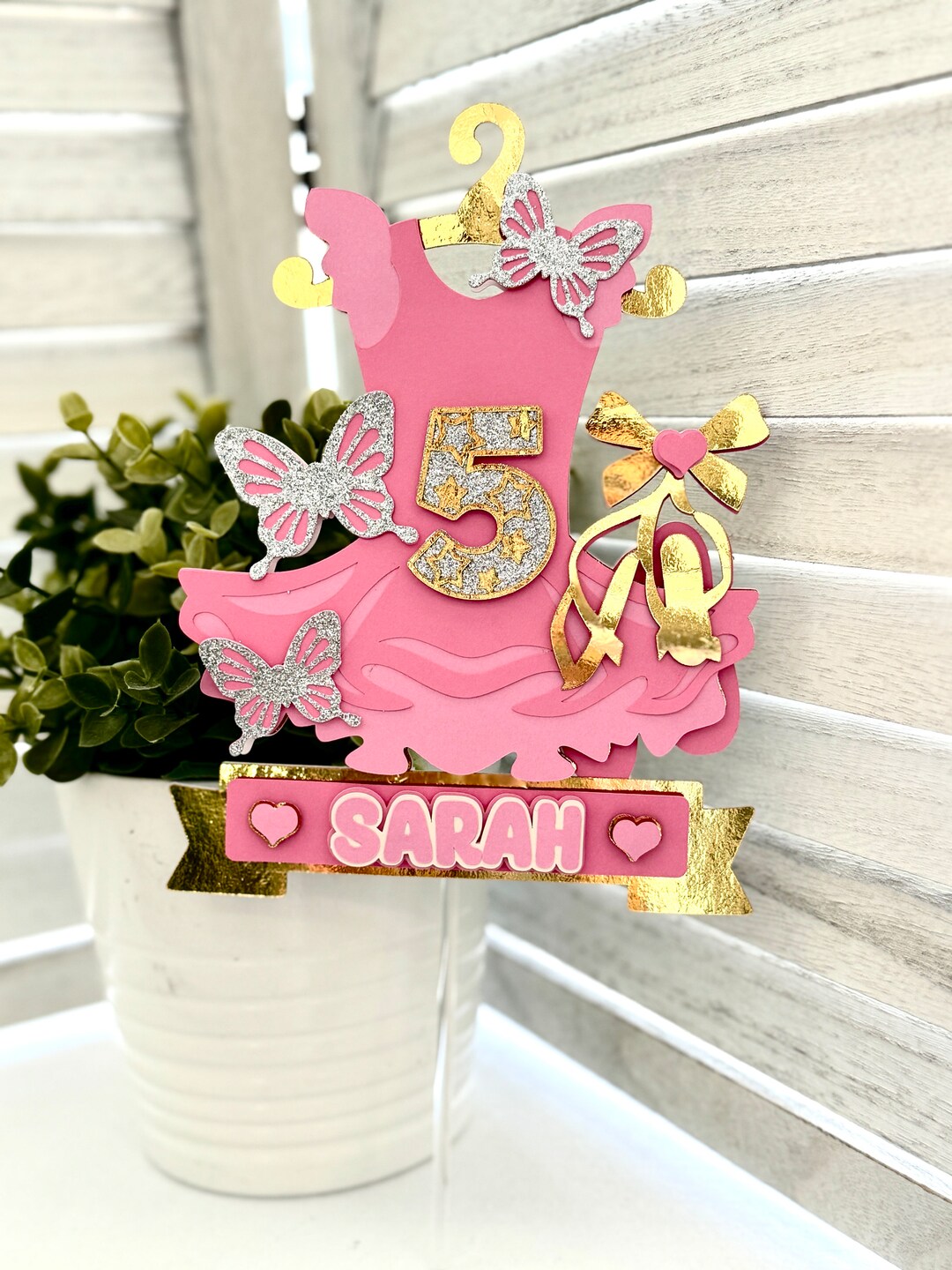 Ballerina Cake Topper - Etsy