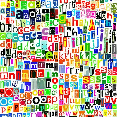Magazine Cutout Letters: Printable Collage Alphabet (JPG) - Etsy