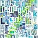 Blue Magazine Cutout Letters A-Z, 1-10 (JPG Digital Download) - Etsy