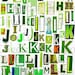 Printable Green Magazine Cutout Letters: Collage Alphabet (JPG) - Etsy